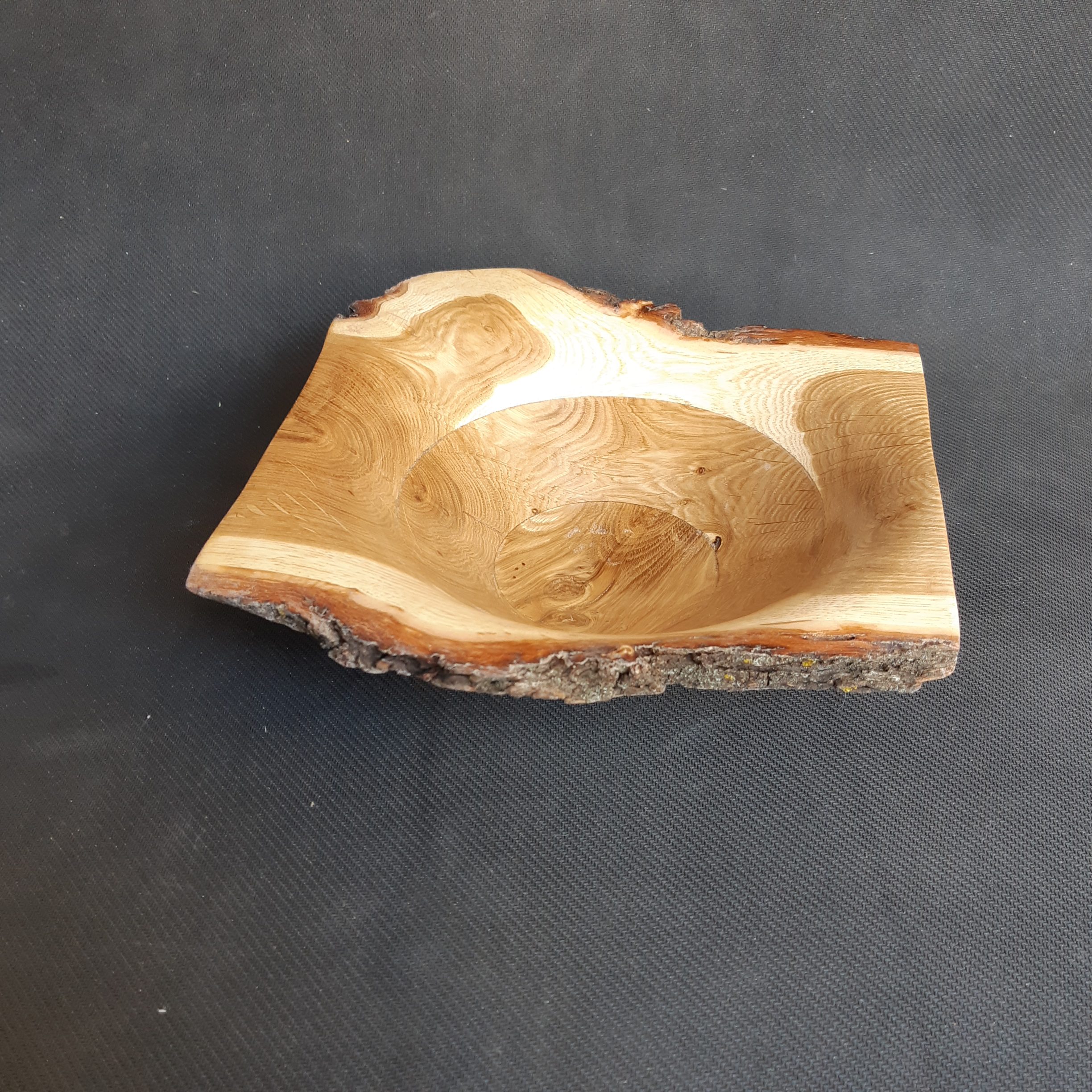 Live Edge Oak Segmented Ring Bowl – Aiki Woodworks