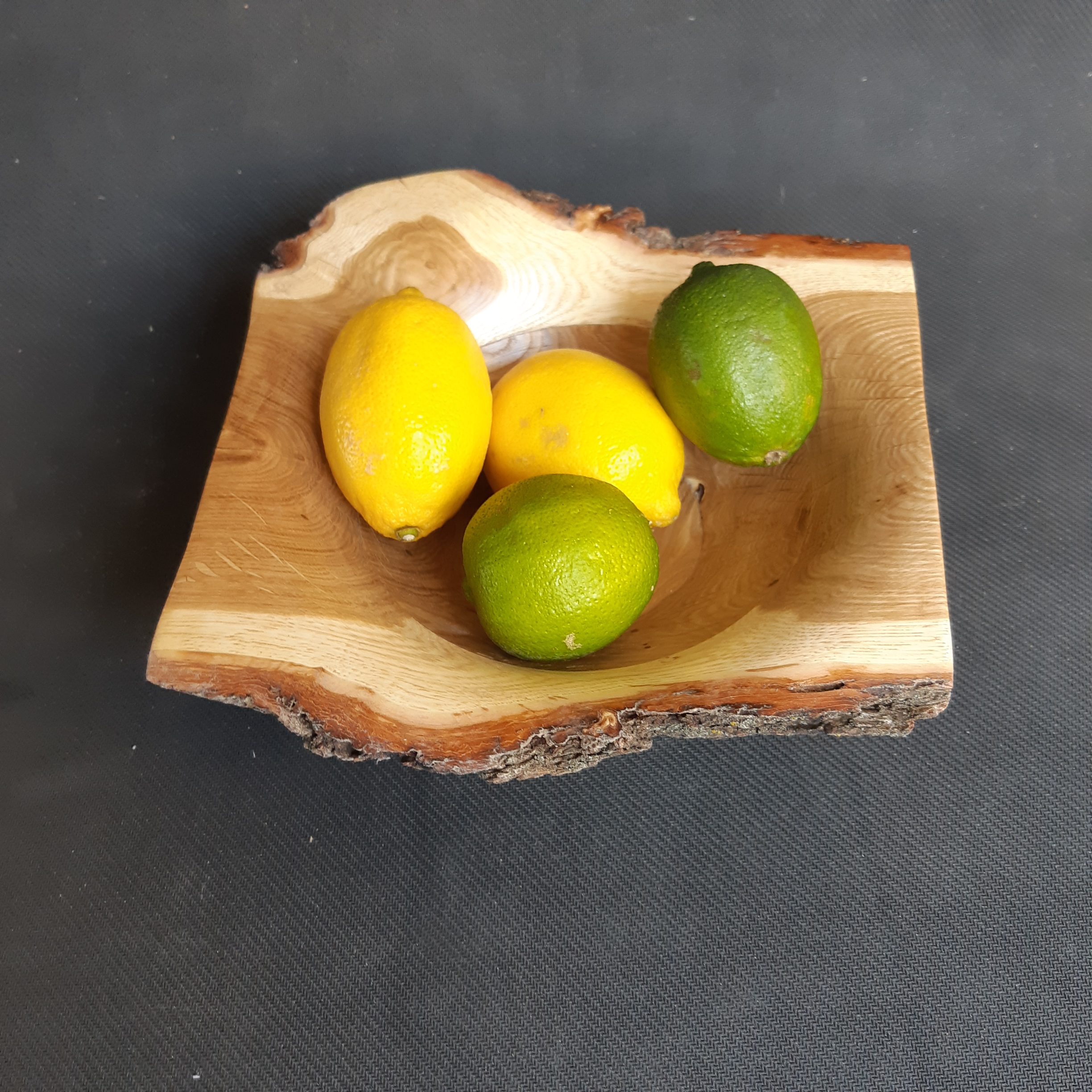Live Edge Oak Segmented Ring Bowl – Aiki Woodworks